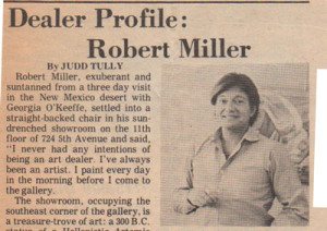 Dealer Profile: Robert Miller | Judd Tully